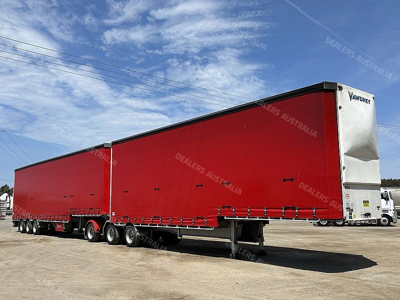 2022 Vawdrey 42 Pallet Drop Deck ‘Super’ B Double 4.6m High ** PBS HIGH ...