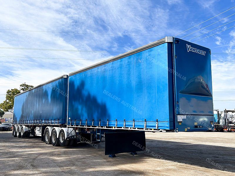 2016 Vawdrey 32 Pallet Flat Deck B Double Combination | Truck, Trailer ...