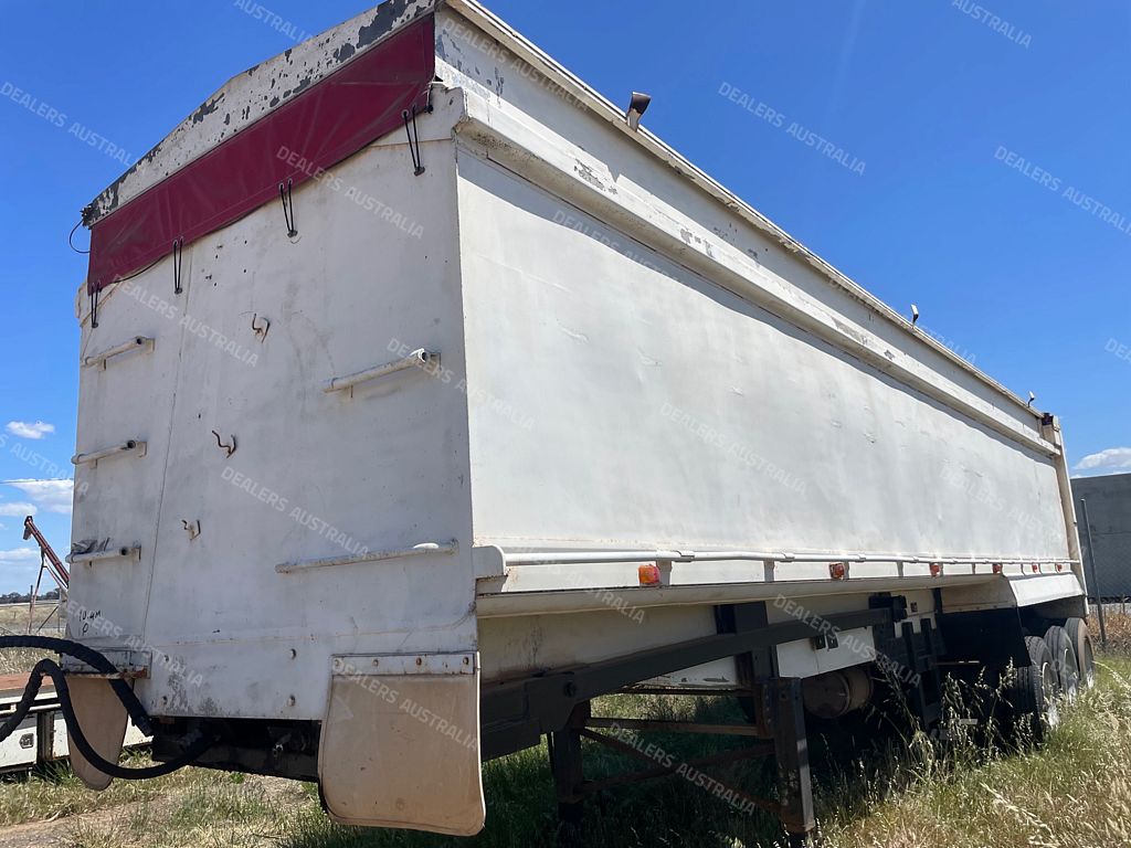 Circa 1970's Fruehauf Tip Over Axle Alloy Road Train Lead Tipper ...