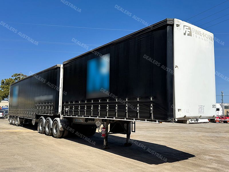 2017 Krueger ST-3-38 34 Pallet B-Double Combination | Truck, Trailer ...