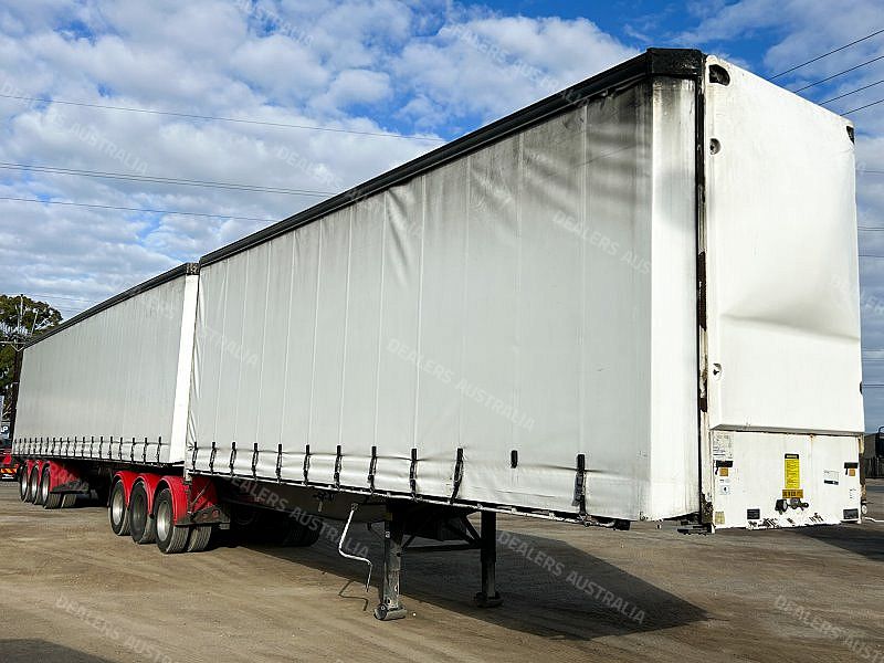2009 Vawdrey Curtainsider Straight Deck B-Double Combination | Truck ...
