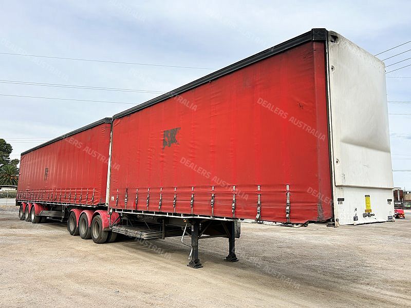 2005 Vawdrey Tri-Axle Bottle Spec Curtainsider Combination Trailers ...