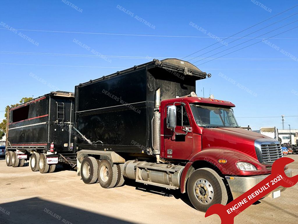 2008 Freightliner Columbia 6x4 Tipper and Quad Dog **ENGINE REBUILT ...