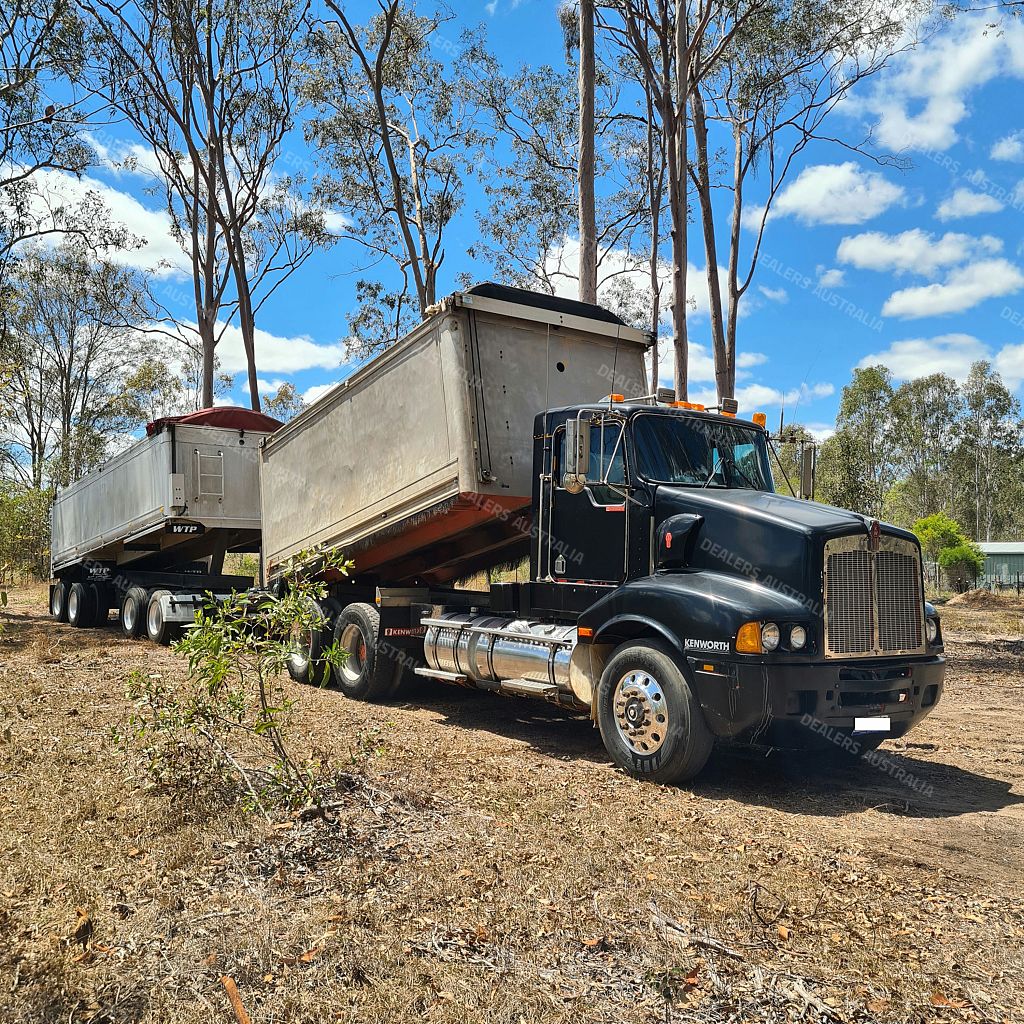 2002 Kenworth T401 6x4 Tipper & Barry Stoodley Quad Dog | Truck ...