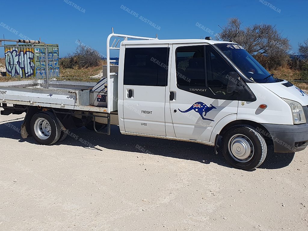 2011 Ford Transit Crew Cab with Steel Dropside Tray Top | Truck ...