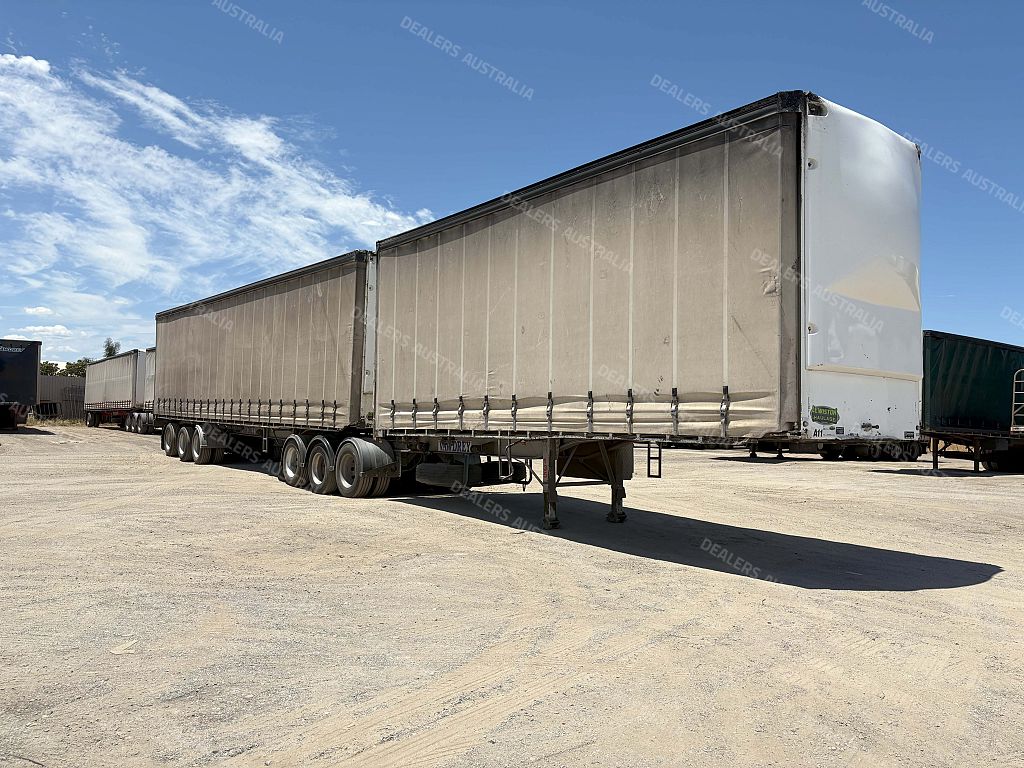 2003 Vawdrey Straight Deck Tautliner B Double Combination | Truck ...